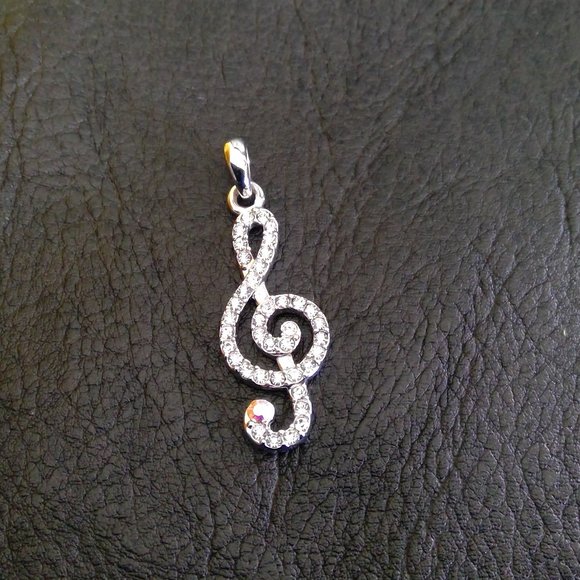 Jewelry | Treble Clef Pendant | Poshmark